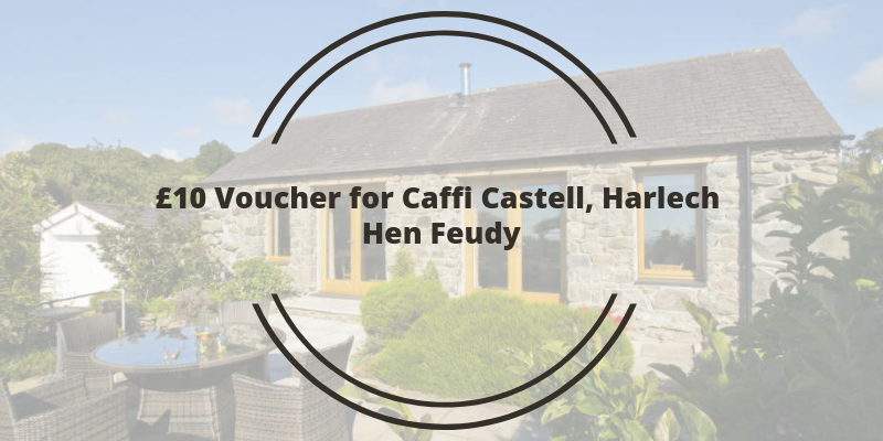 £10 Voucher for Caffi Castell, Harlech | Hen Feudy | Dioni Holiday Cottages